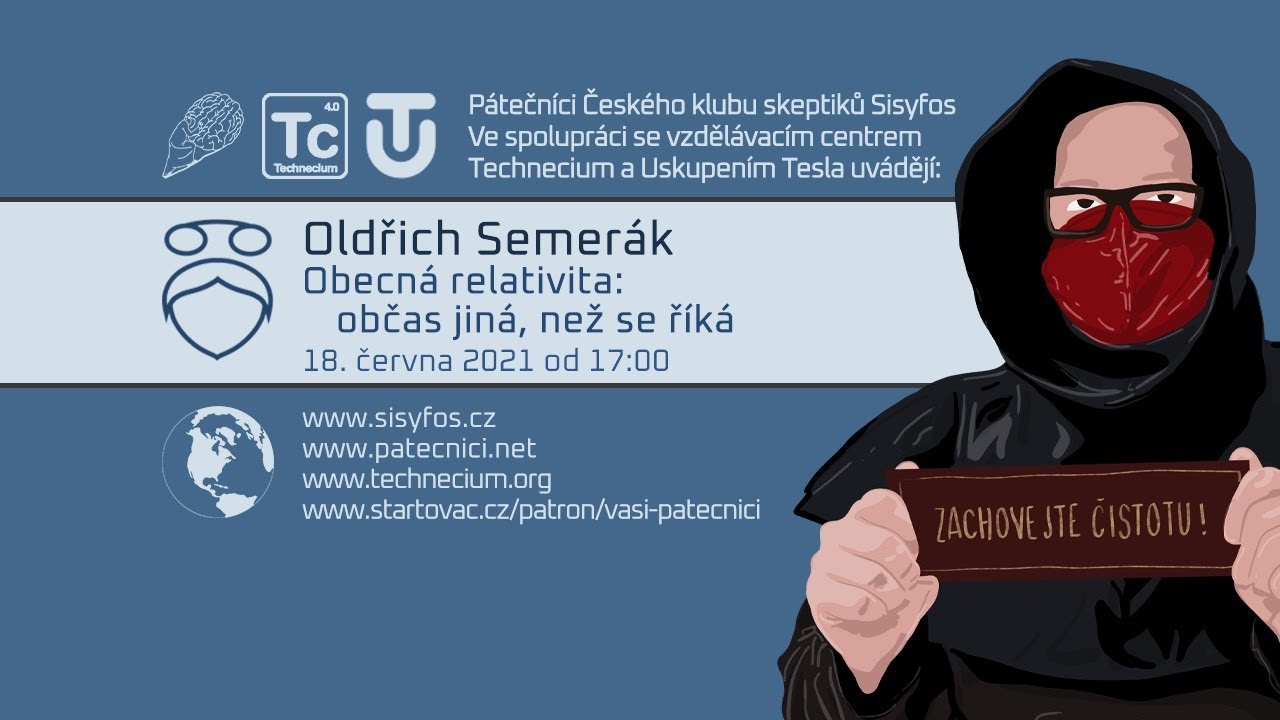 Oldřich Semerák: Obecná relativita – občas jiná než se říká, 18. června ...