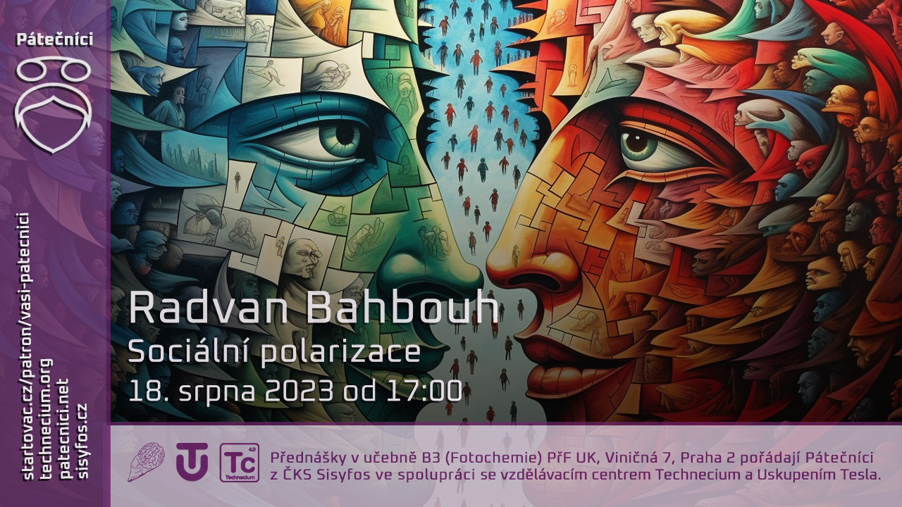 Radvan Bahbouh: Sociální polarizace (18. srpna 2023, živě Viničná 7 ...