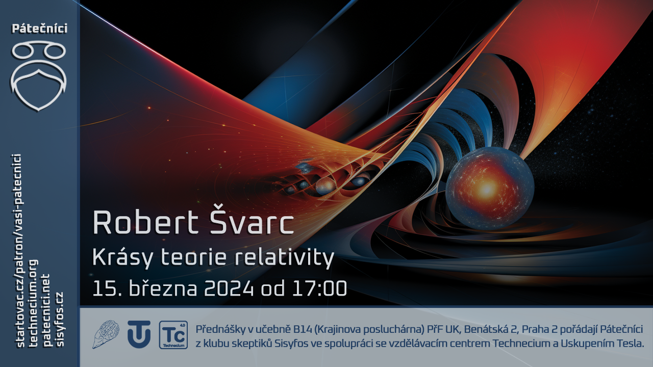Robert Švarc: Krásy teorie relativity (15. března 2024 – živě Benátská ...